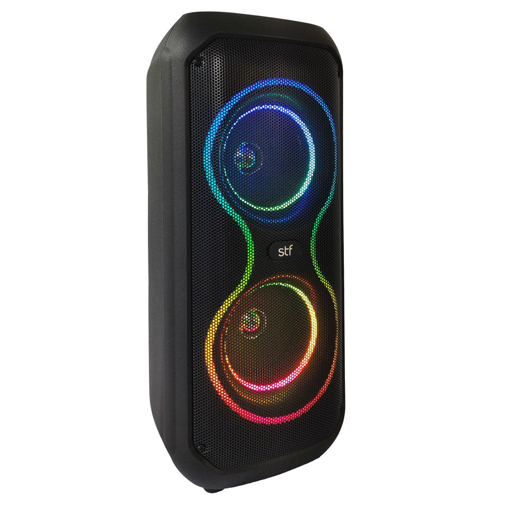 Bocina Inalámbrica Encode 2 x 4": Sonido Potente, Luces RGB y TWS – Stf