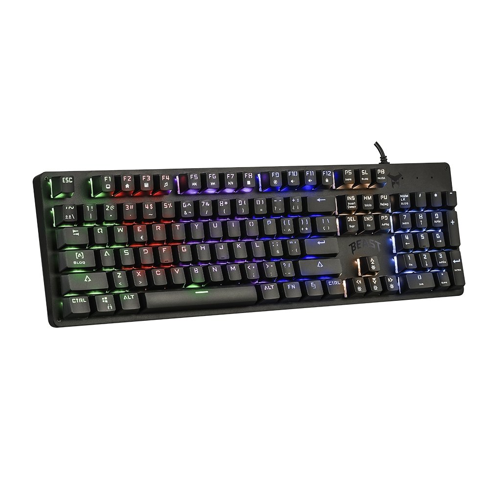 Teclado Gamer | STF Beast abysmal armor | Mecanico con luz gaming para ...
