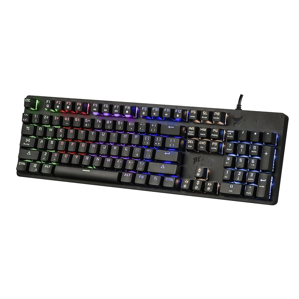 Teclado Gamer | STF Beast abysmal armor | Mecanico con luz gaming para ...